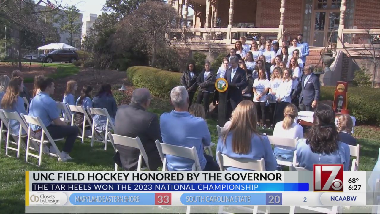 Gov. Cooper recognizes UNC field hockey for 11th national title – CBS17.com