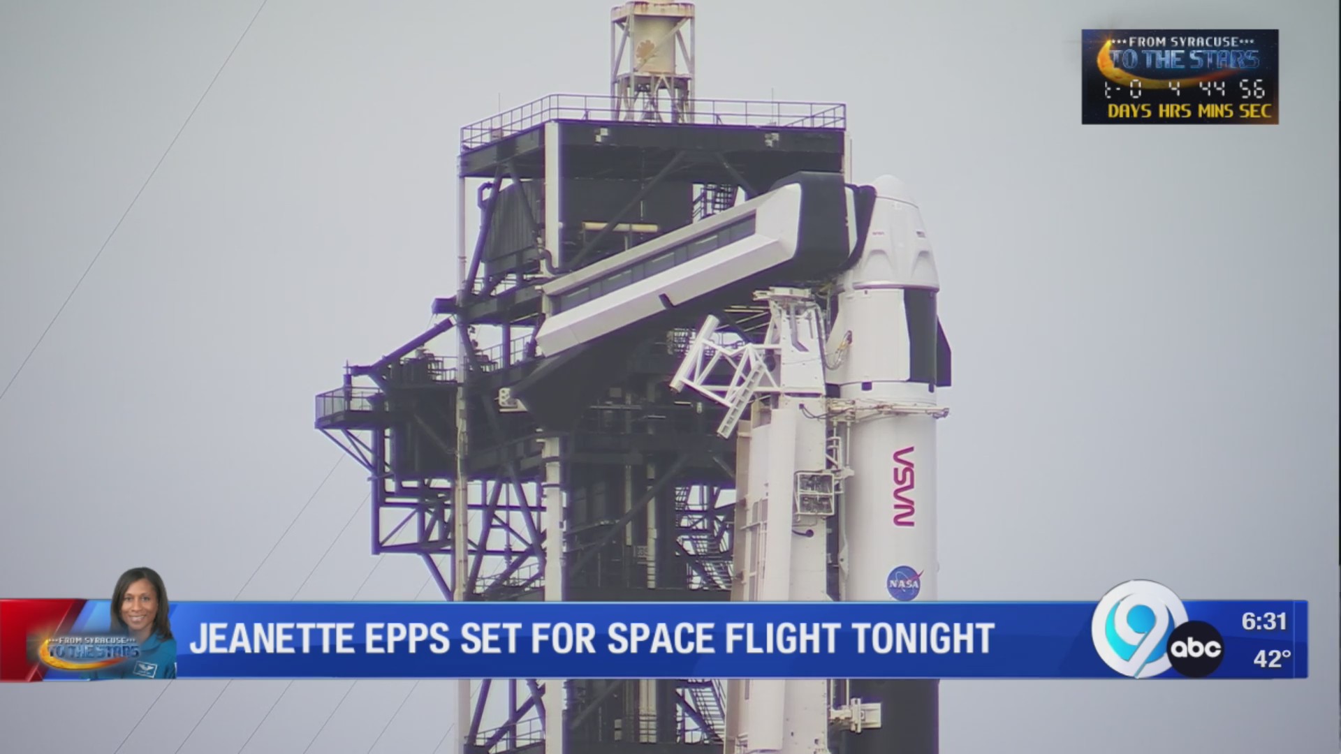 Jeanette Epps set for space flight tonight – WSYR