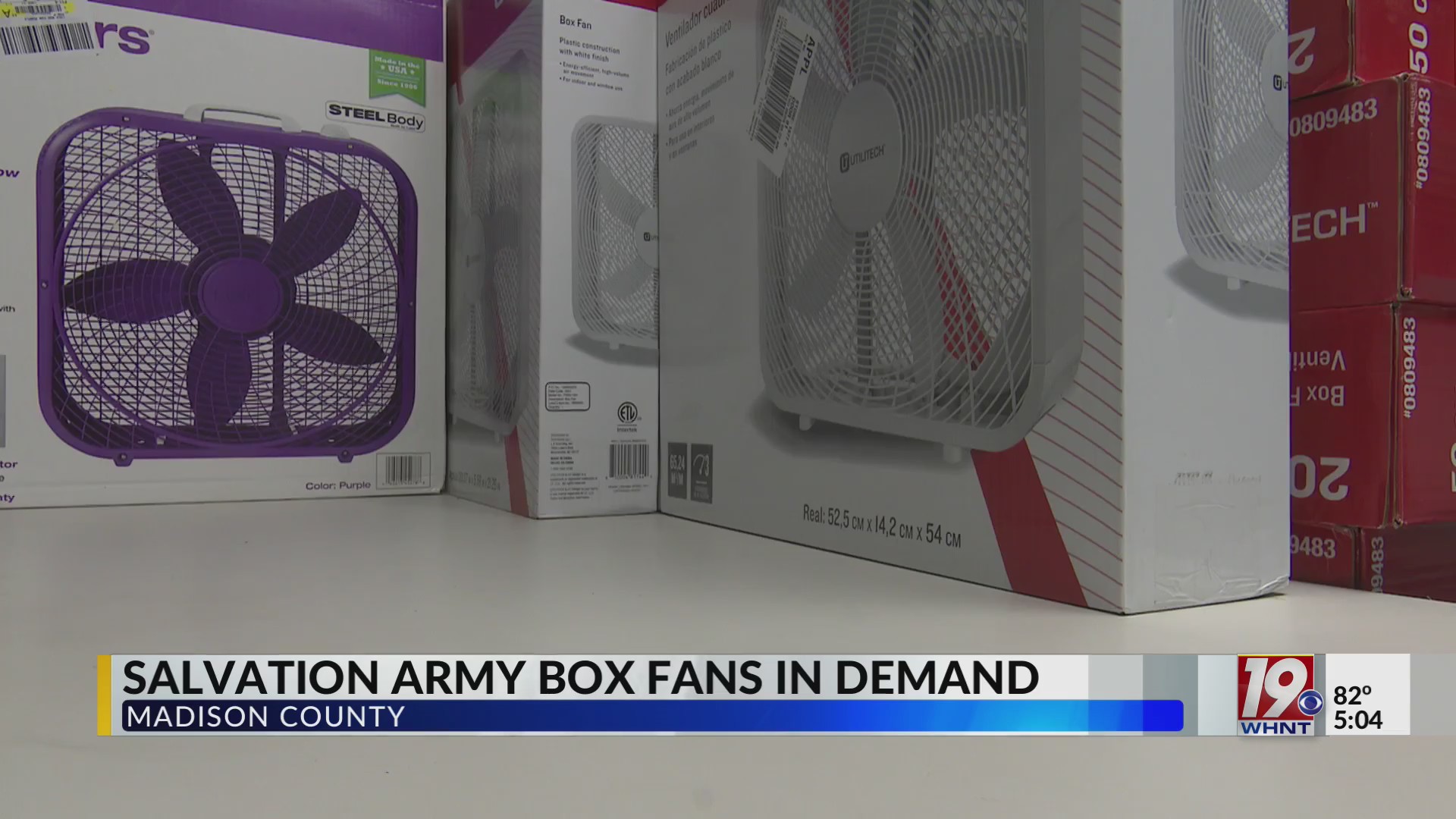 Salvation Army Gives Away Box Fans – WHNT.com