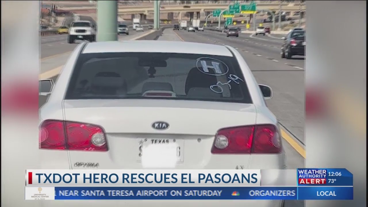 TxDOT hero provides safety – KTSM 9 News