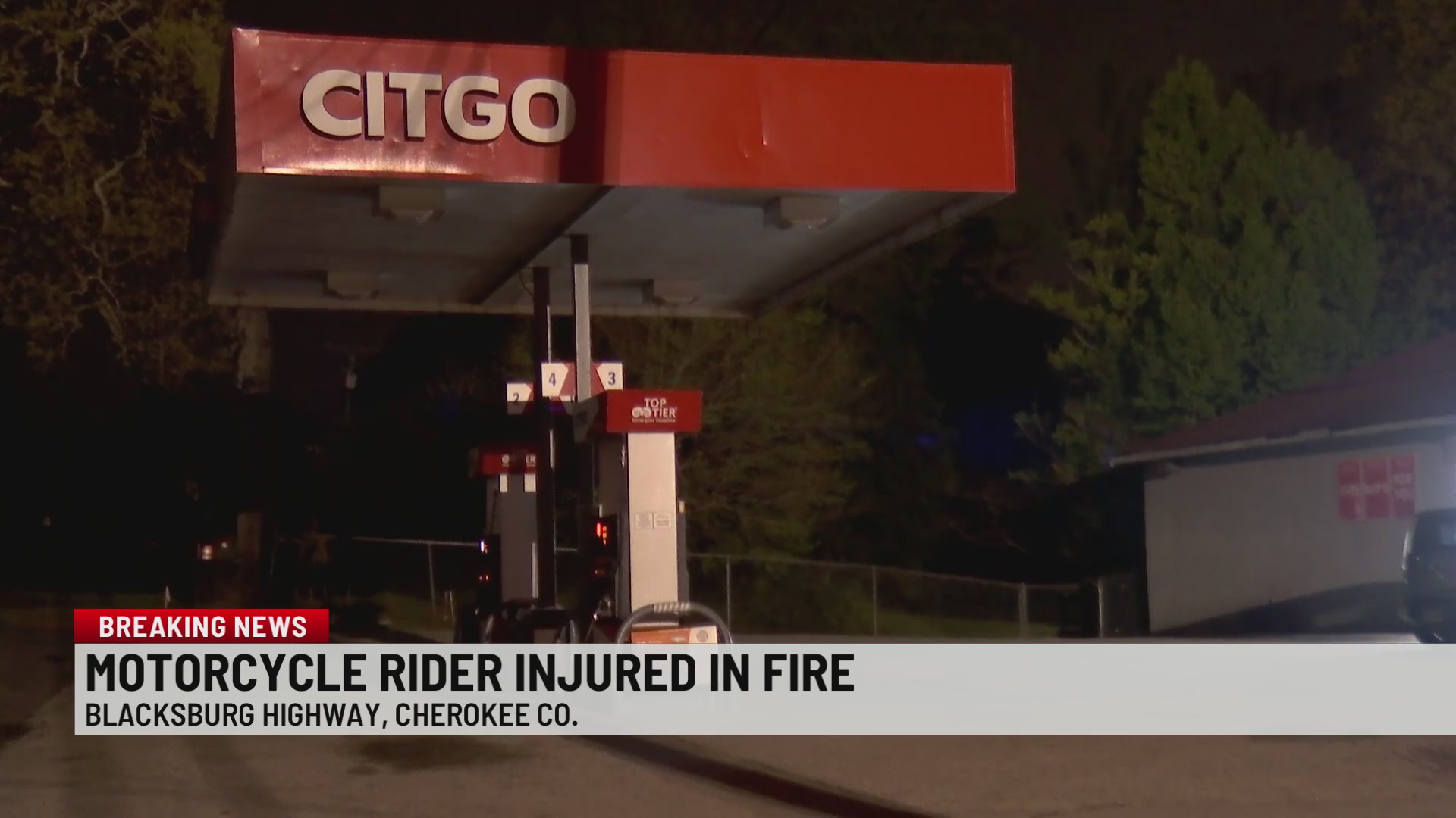 Motorcyclist burned in gas station fire – WSPA 7NEWS