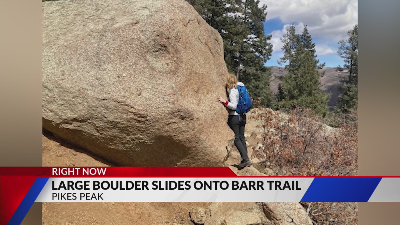 Large boulder slides onto Barr trail – FOX21 News Colorado