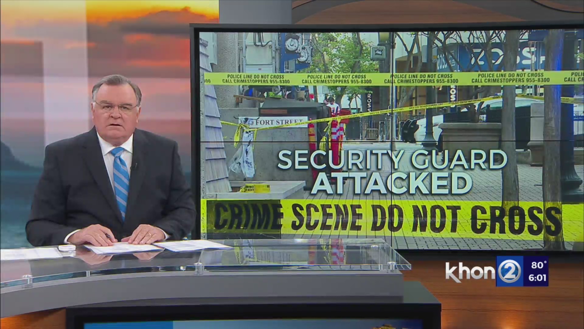 Security guard fighting for his life after attack downtown – KHON2