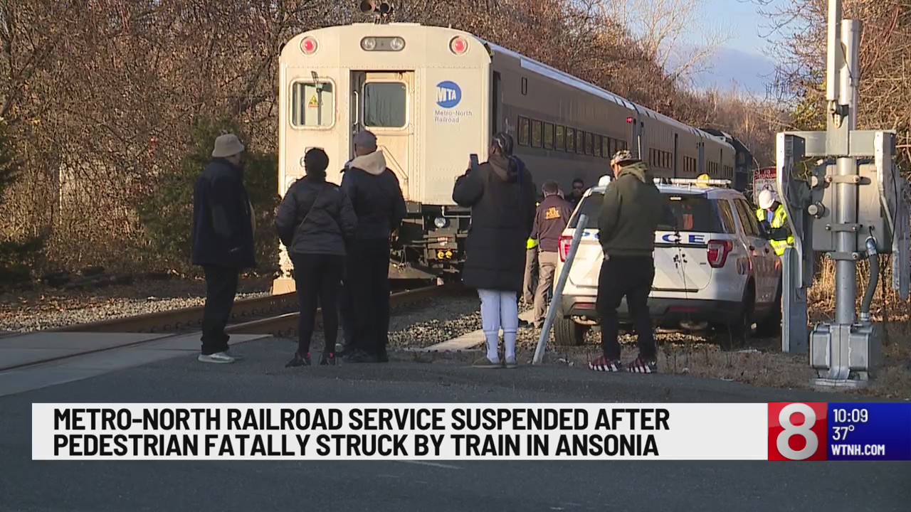 Metro-North Railroad service suspended after pedestrian fatally struck ...