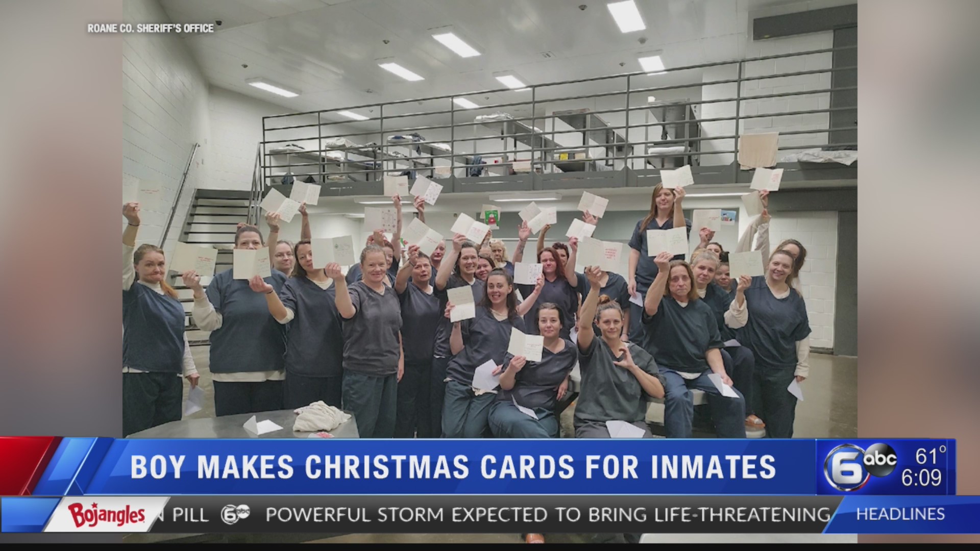 Boy makes Christmas cards for inmates – WATE 6 On Your Side