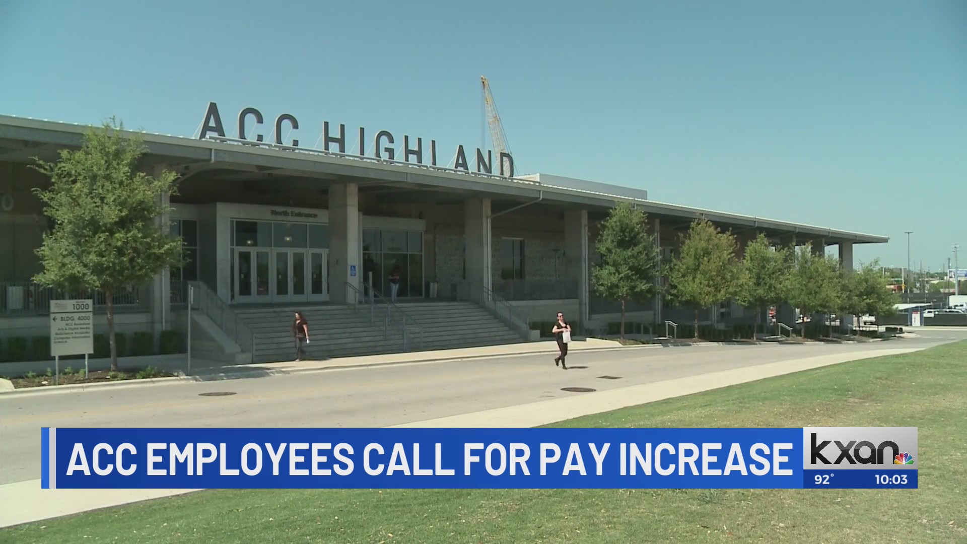 ACC employees calling for higher wages – KXAN Austin