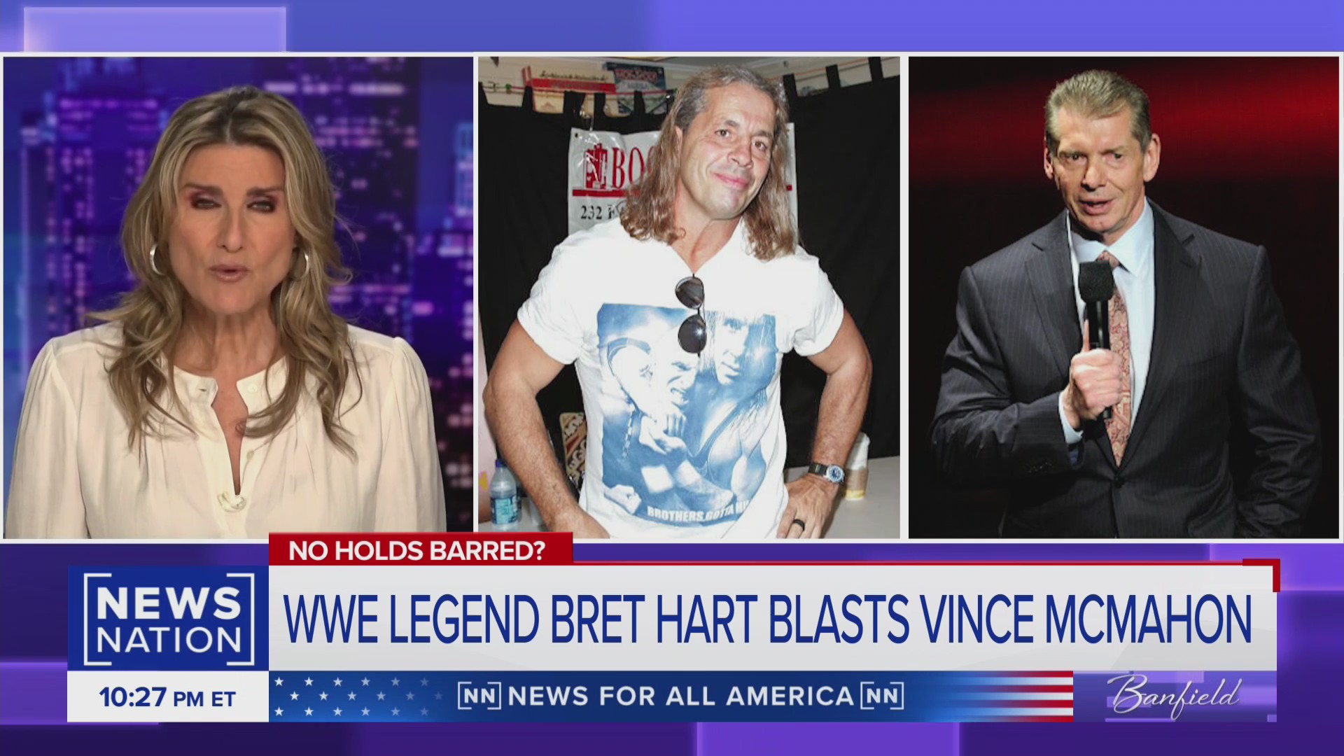 WWE star Bret Hart: ‘embarrassed’ I ever respected Vince | Banfield ...