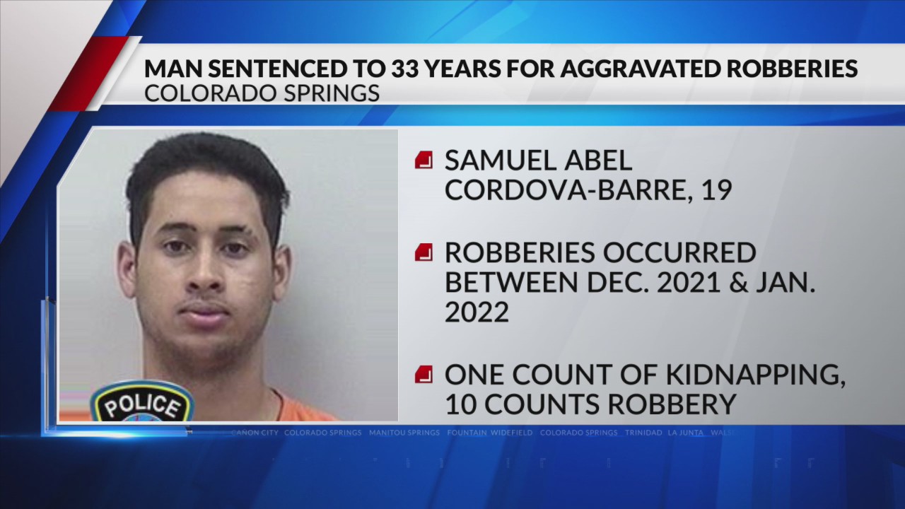 Colorado Springs man sentenced to 33 years for multiple Aggravated ...