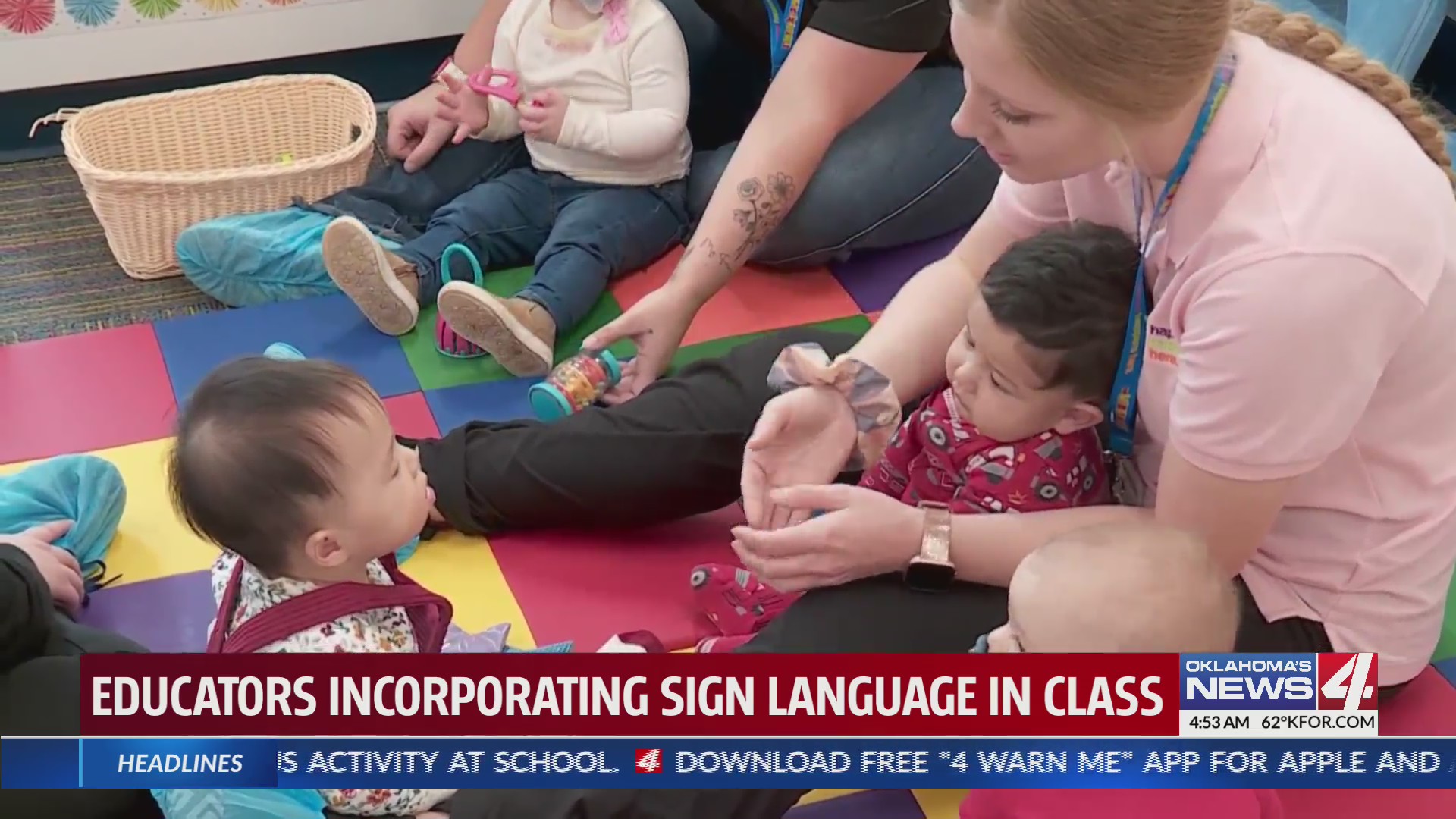 Oklahoma City babies learning sign language at childcare facility ...
