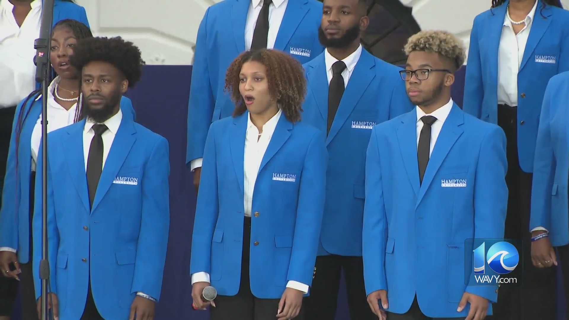 Hampton University Concert Choir perform at White House Juneteenth ...