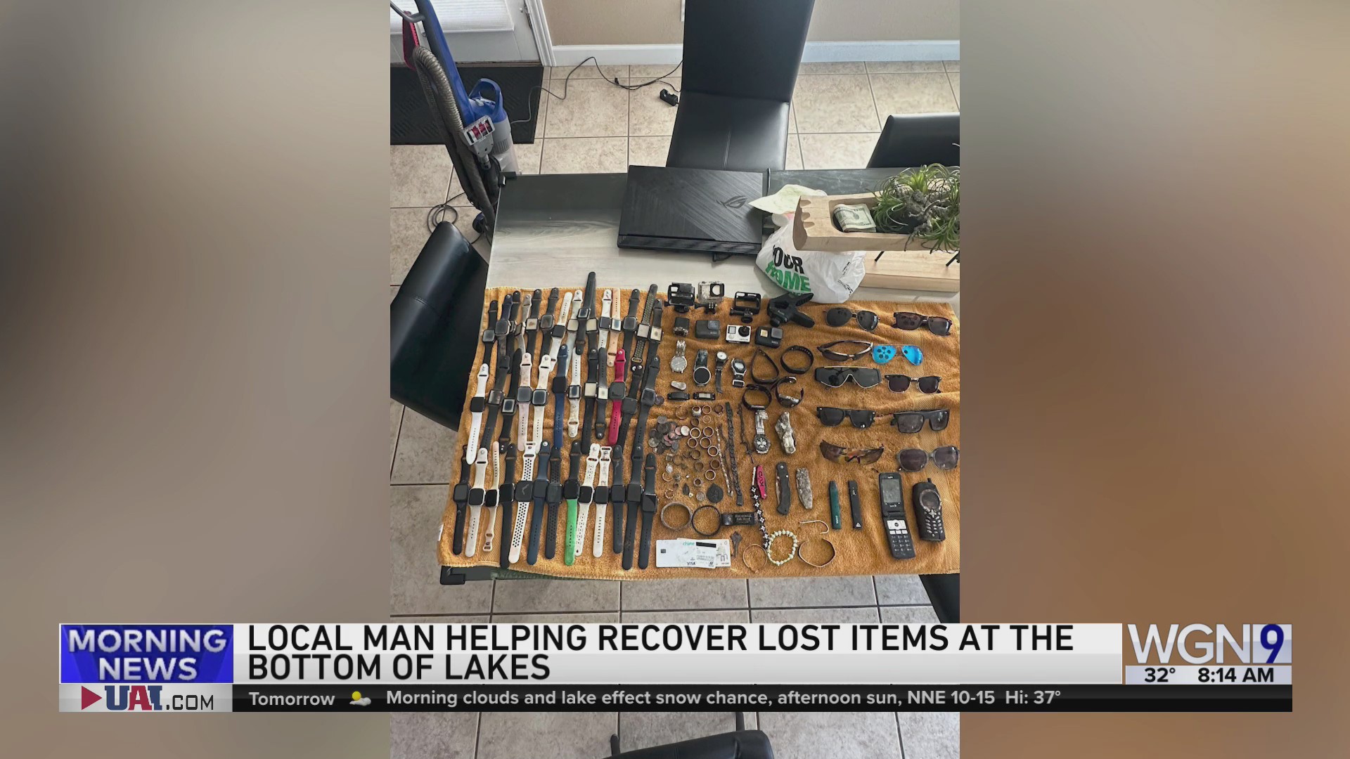 Local Man Helping Find Lost Items in Lakes – WGN-TV