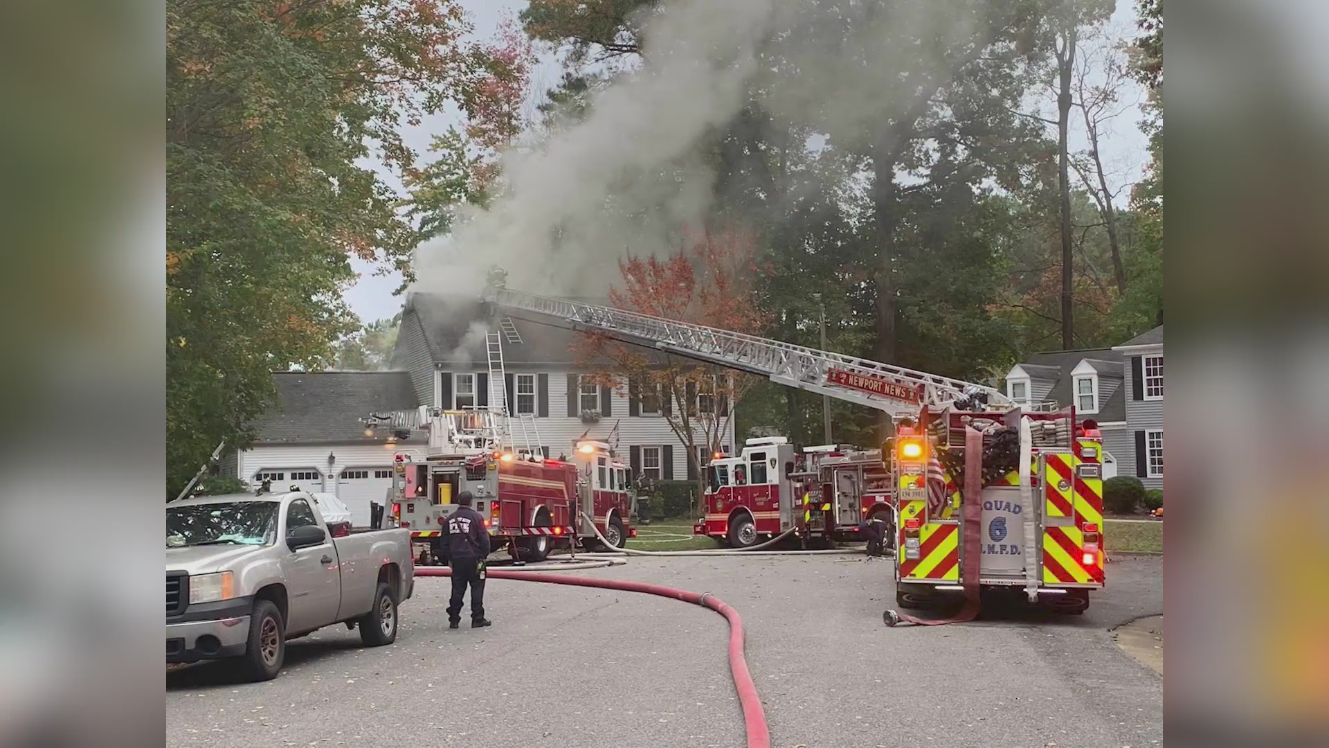 No injuries after house fire on Meredith Way in Newport News – WAVY.com