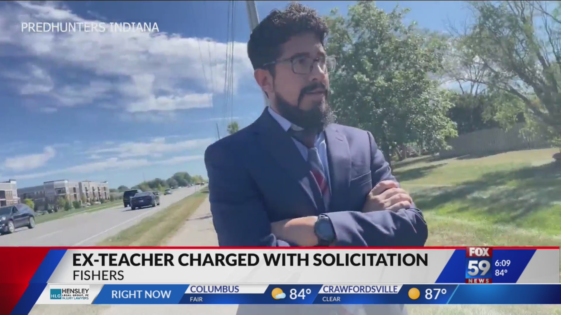 ‘Predator hunters’ confront former Fishers Christian Academy teacher ...