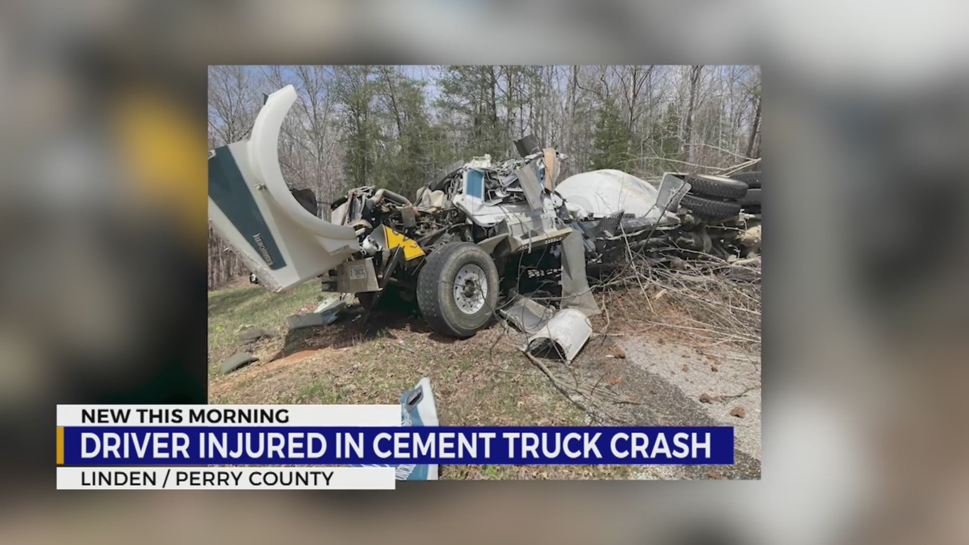 Driver injured in Perry County cement truck crash – WKRN News 2