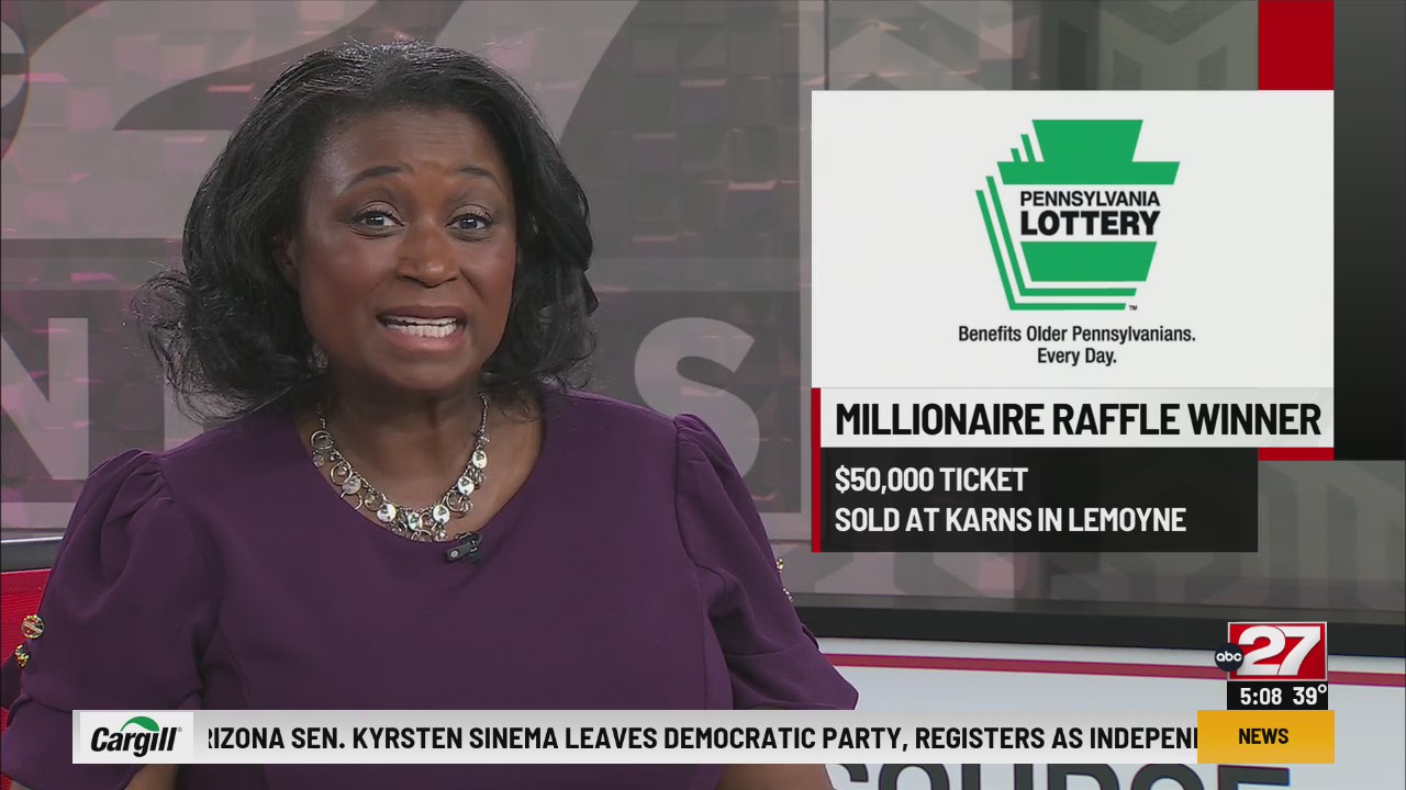 Pennsylvania Lottery winning raffle ticket sold in Cumberland County ...