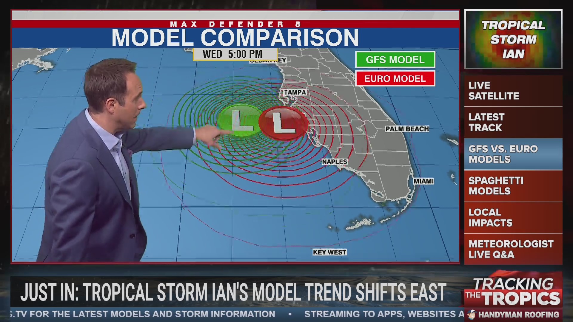 Tropical Storm Ian models go from west to east in Sunday update ...