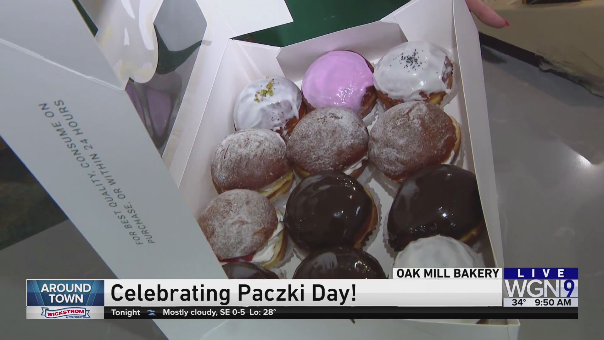 Around Town – Oak Mill Bakery – WGN-TV