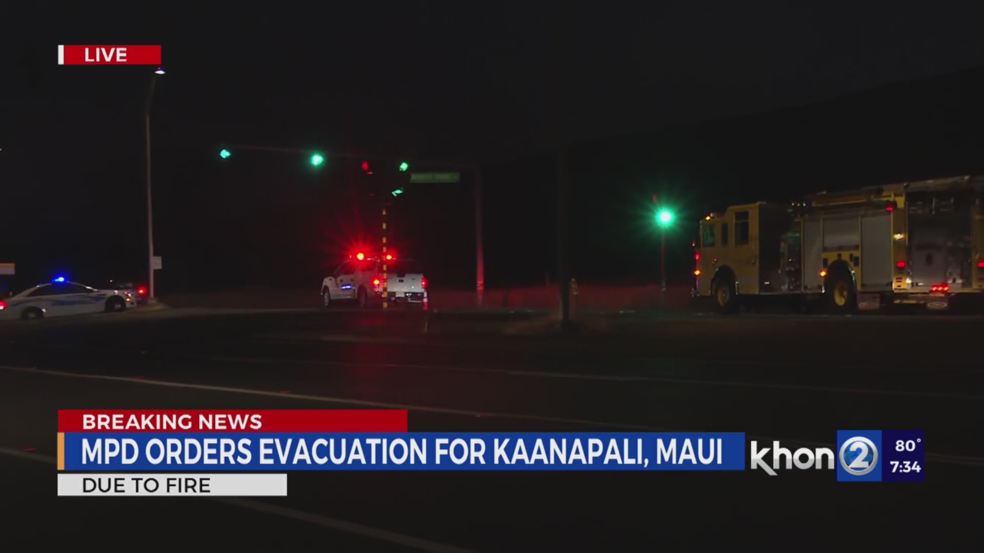 MPD: Kaanapali residents being evacuated due to fire in West Maui – KHON2