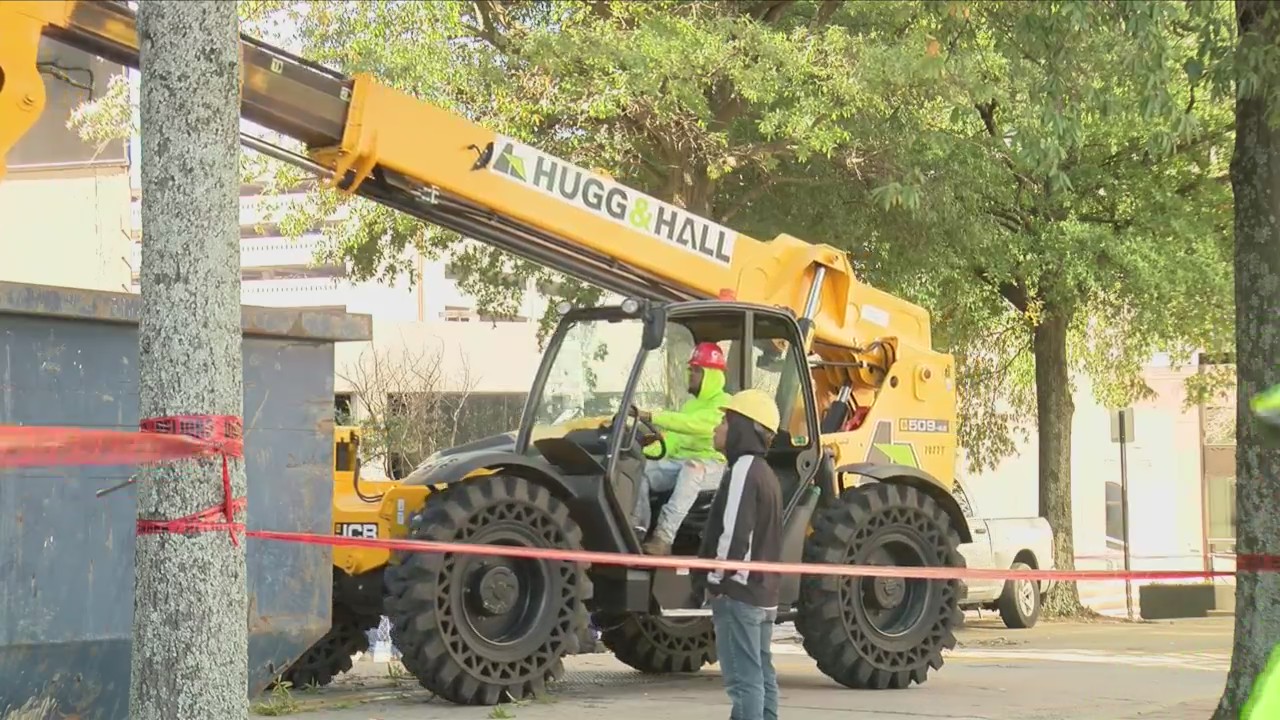 Construction on Boyle Building in downtown Little Rock leaving people ...