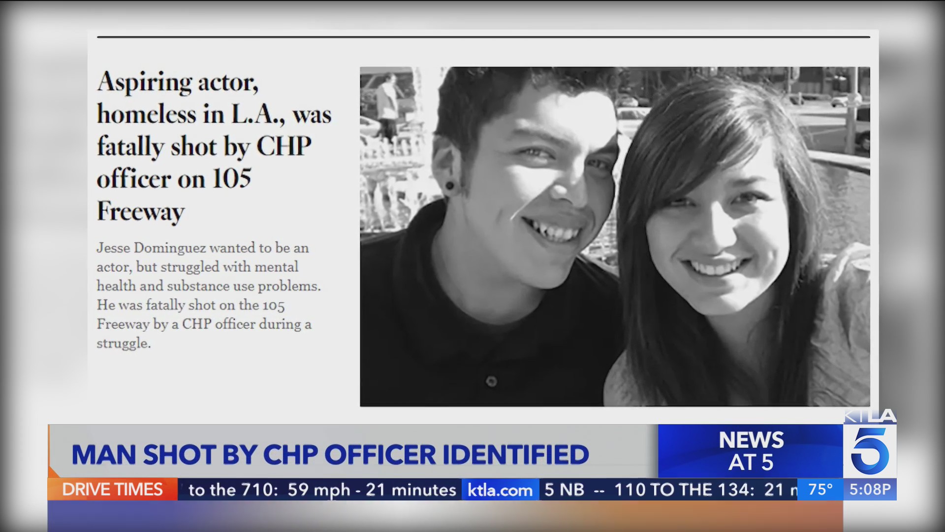 Man fatally shot by CHP officer on 105 Freeway identified – KTLA