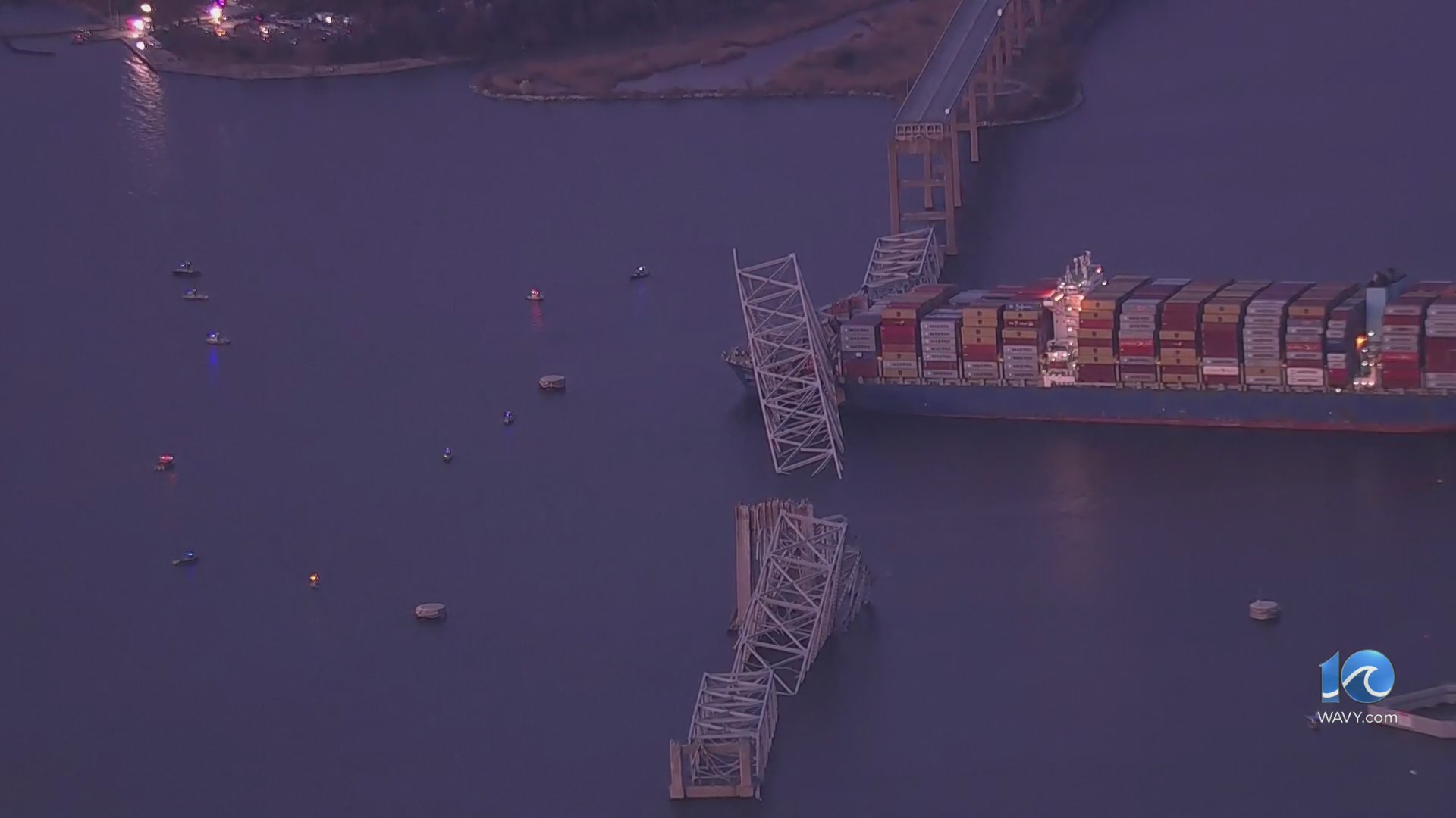 Cargo ship in Key Bridge collapse was in Portsmouth – WAVY.com