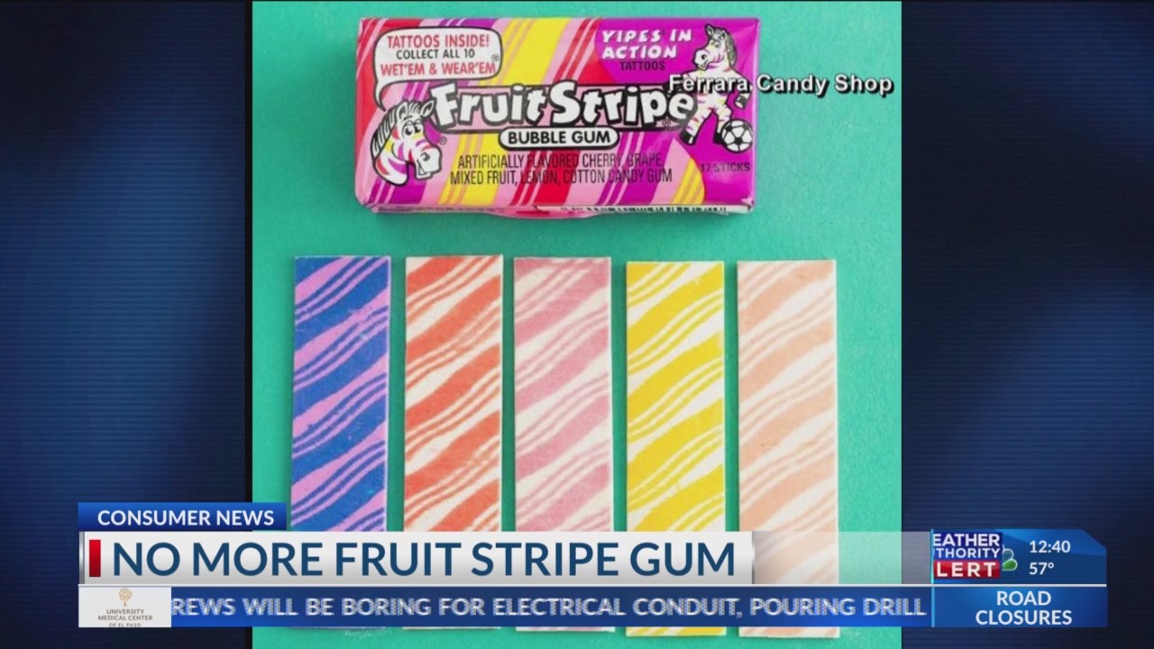 Fruit Stripe Gum discontinued after more than 50 years – KTSM 9 News