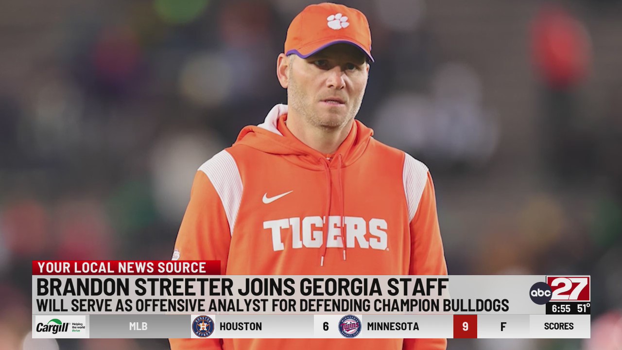 Gettysburg native Brandon Streeter joins Georgia football staff – ABC27