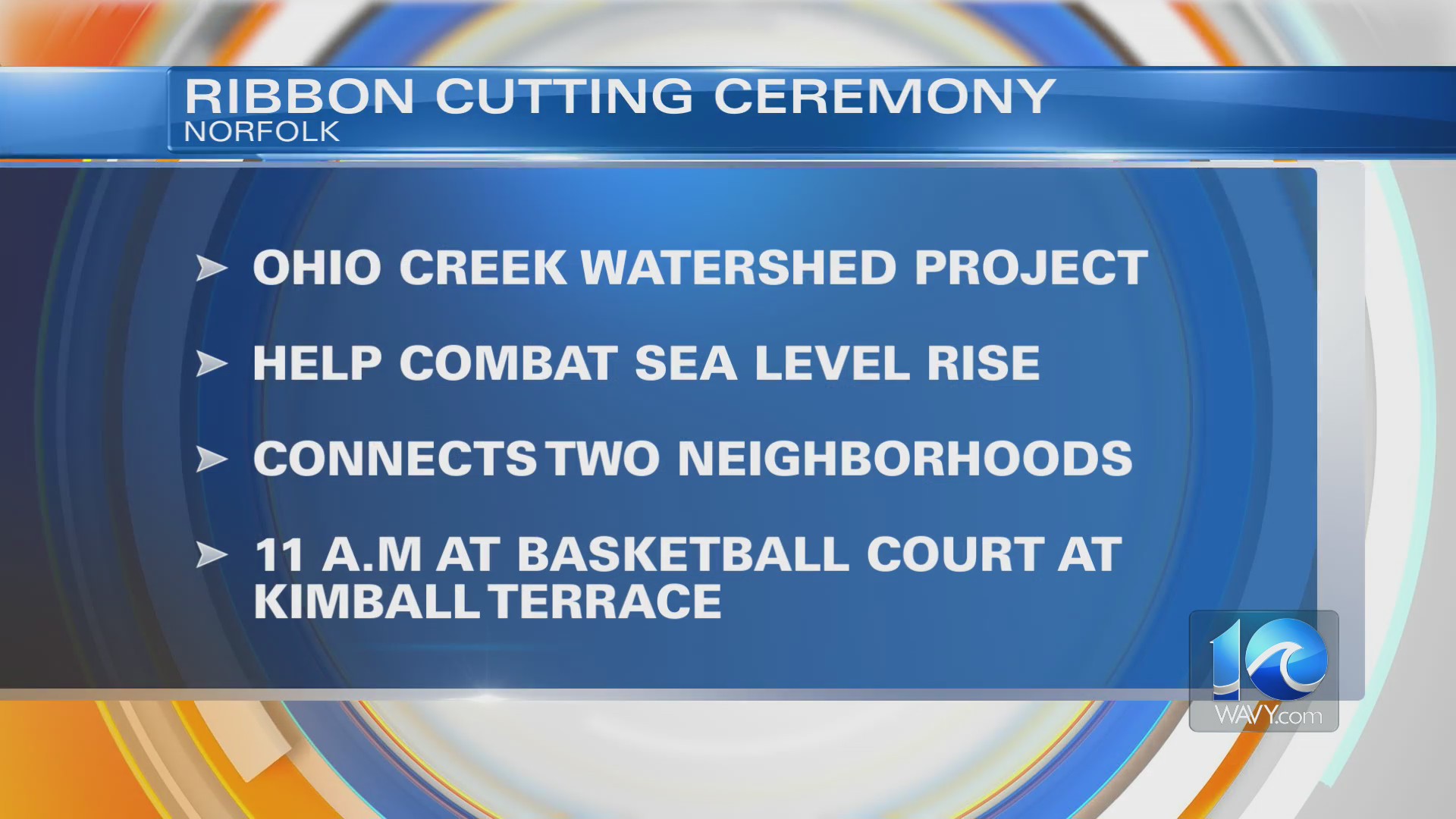 Ribbon cutting ceremony being held for Ohio Creek Watershed Project ...