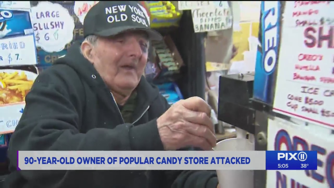 Man attacks 90-year-old owner of NYC candy store – PIX11