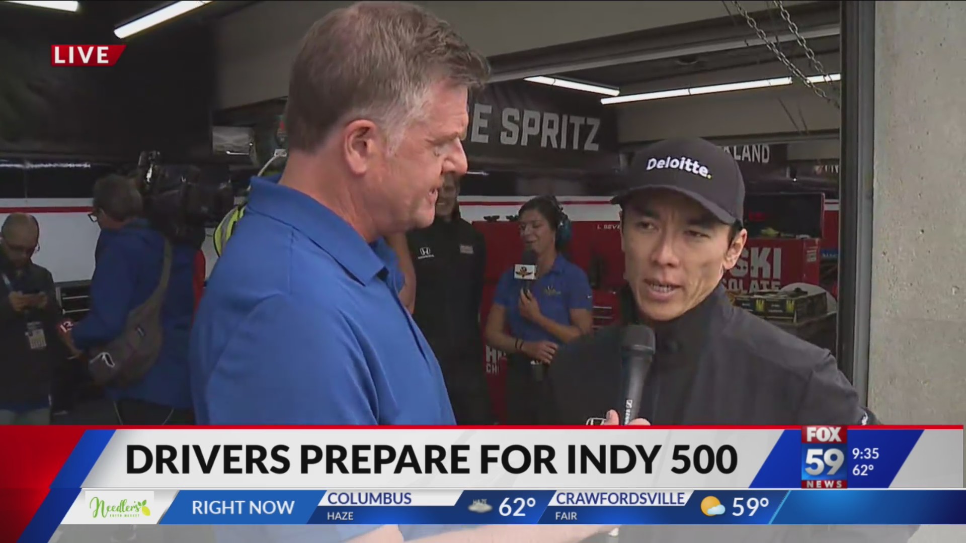 Interviewing Takuma Sato and Alex Palou – Fox 59