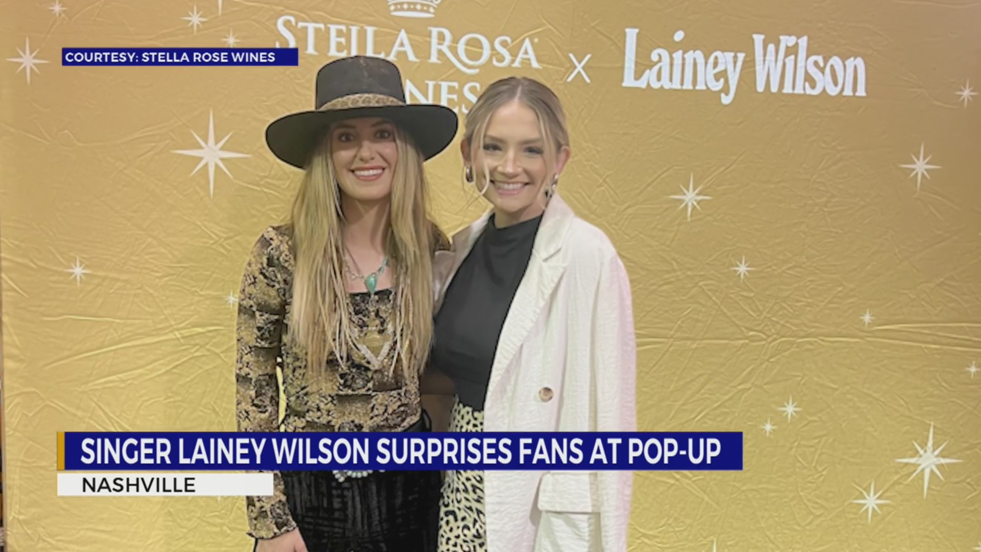 Lainey Wilson surprises fans at pop-up – WKRN News 2