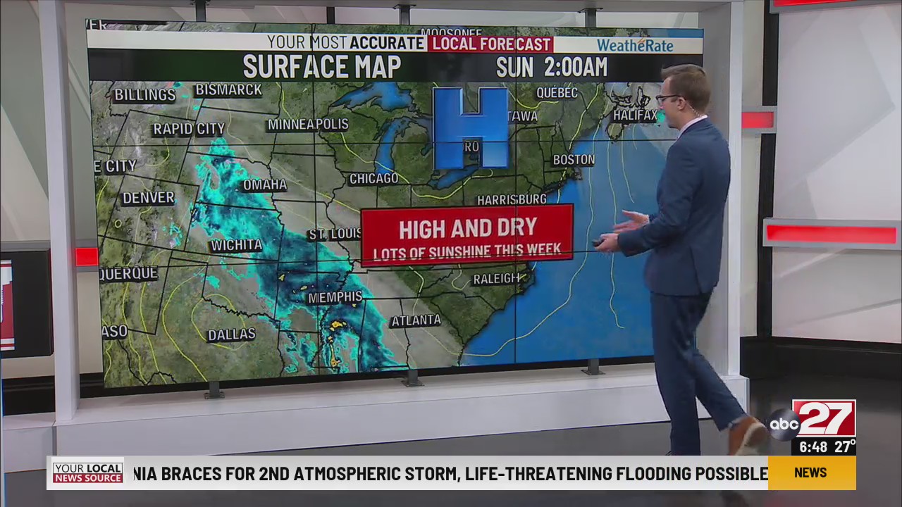 Michael’s Sunday AM Forecast – ABC27