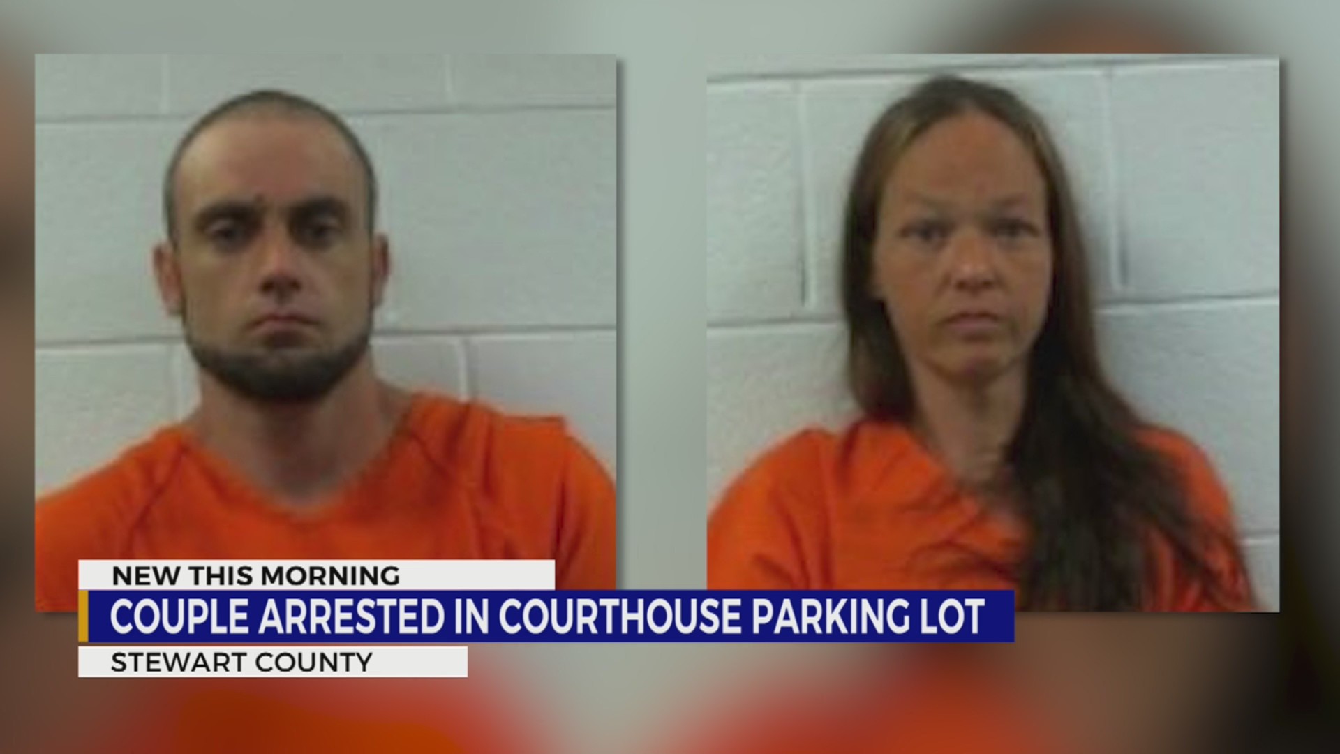 Couple arrested in courthouse parking lot – WKRN News 2