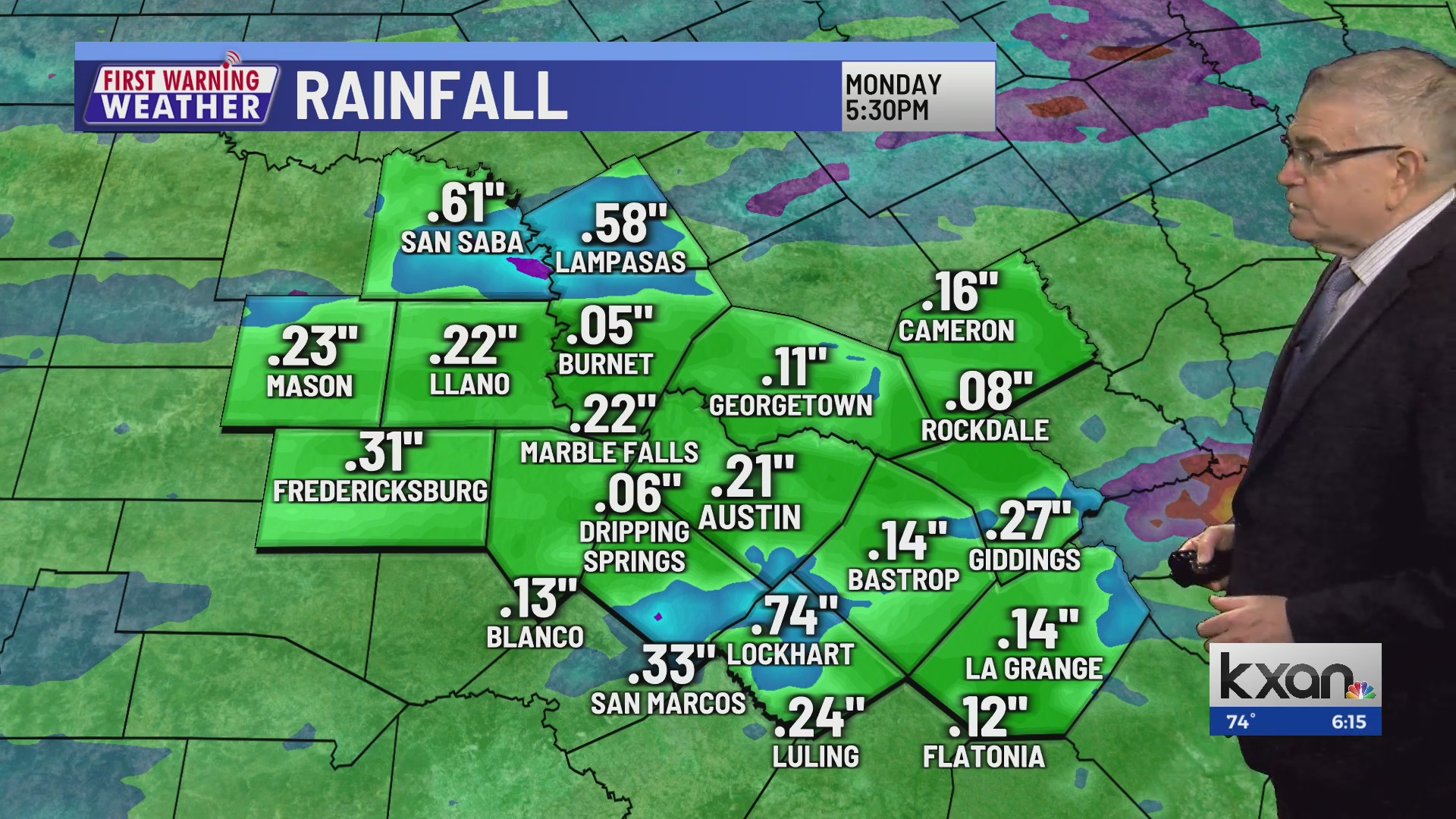 Sunday First Warning Weather – KXAN Austin