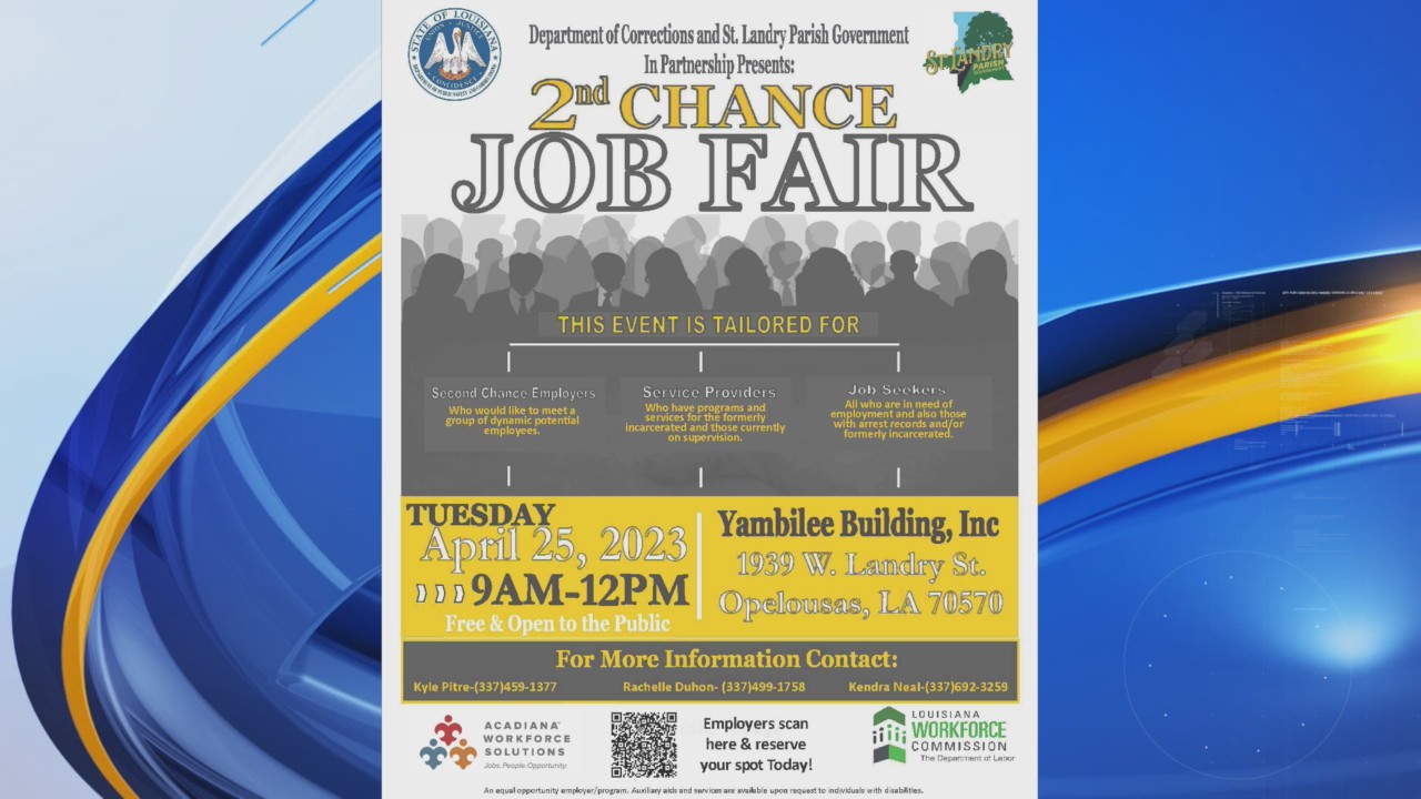 2nd Chance Job Fair – KLFY.com