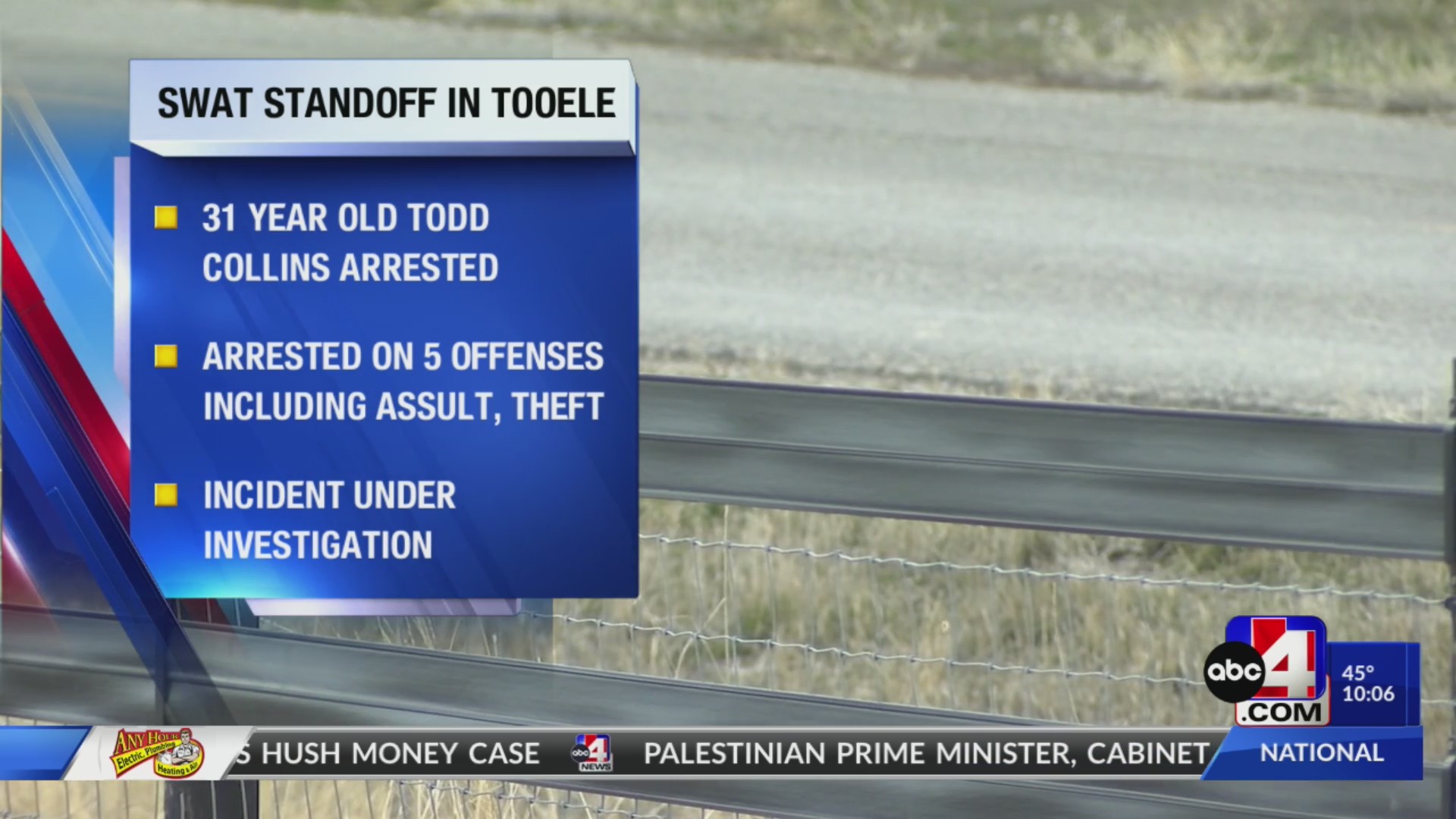 Suspect arrested in SWAT standoff – ABC4 Utah