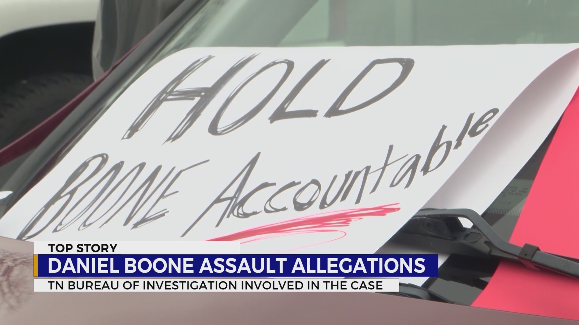 Protestors call for more punishment after Daniel Boone High School ...
