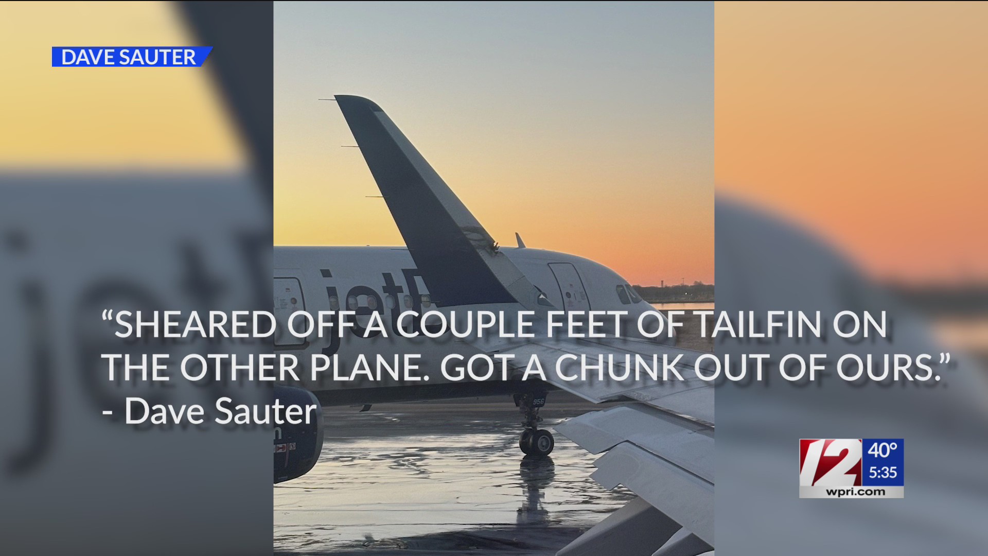 2 JetBlue planes clip wings on Logan Airport tarmac – WPRI.com