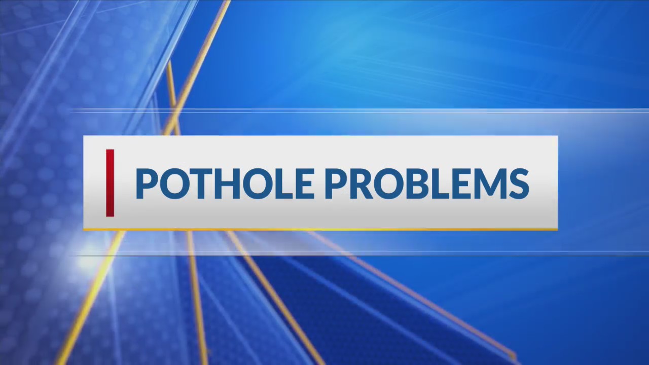 I-70 potholes in downtown Topeka caused by old roads, cold weather ...