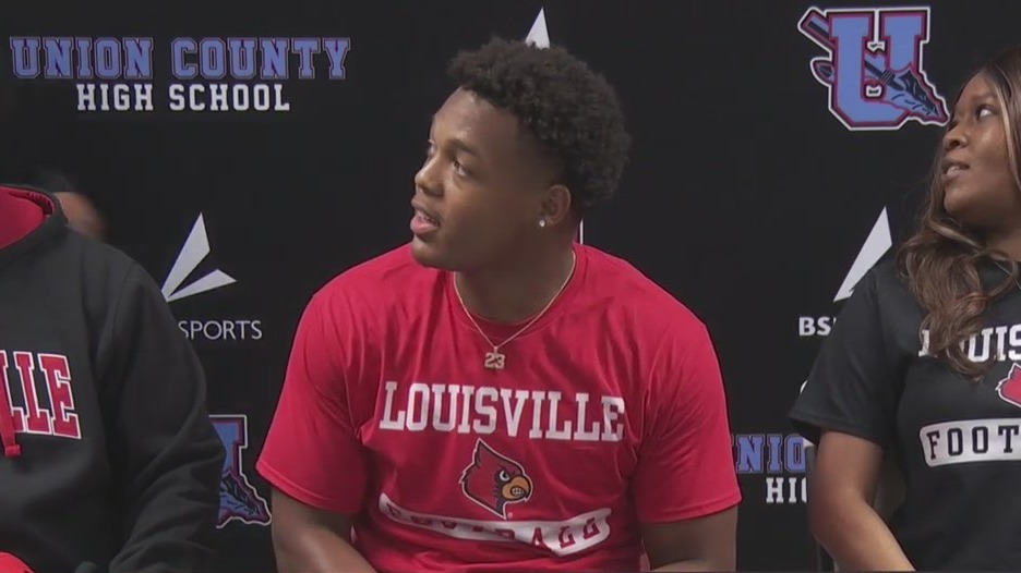 Kris Hughes becomes first Union Co. football player to sign with power ...