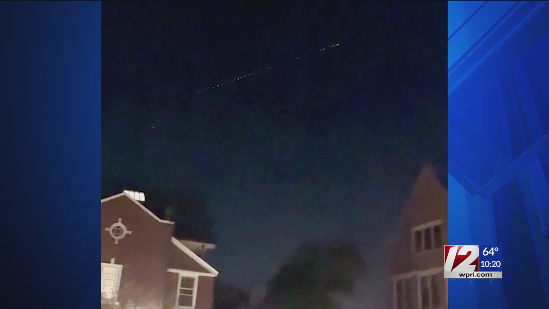 Starlink satellites create dazzling light display – WPRI.com