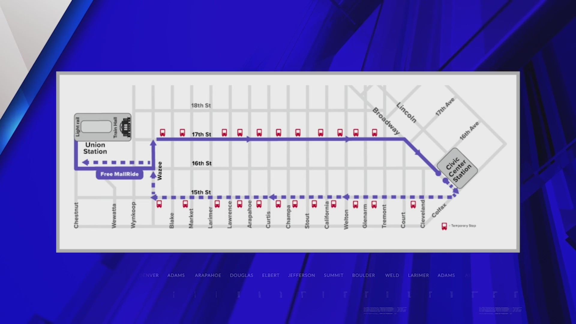 RTD expands Free MallRide shuttle detour to Civic Center – FOX31 Denver