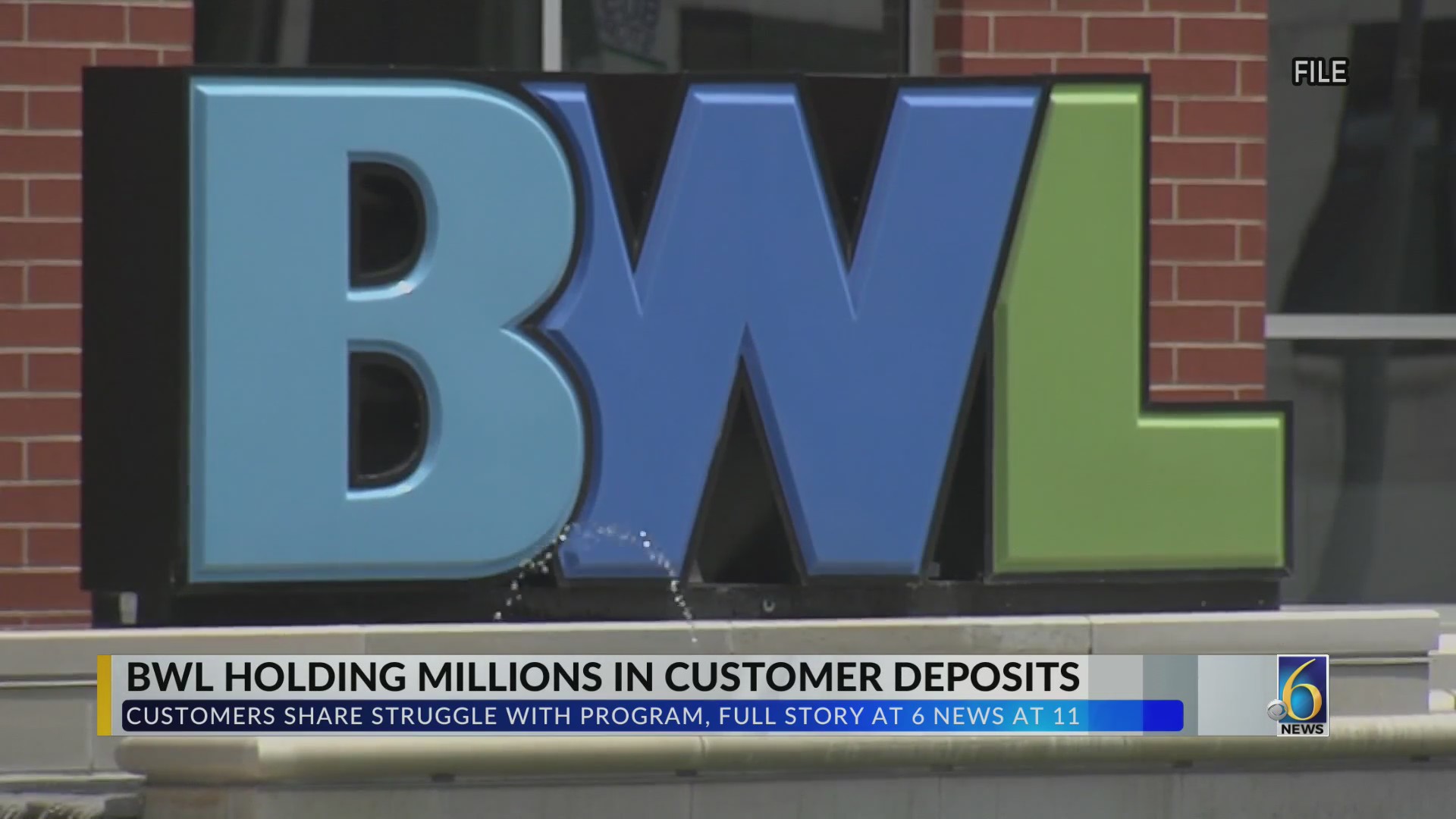 BWL holding millions in customer deposits – WLNS 6 News