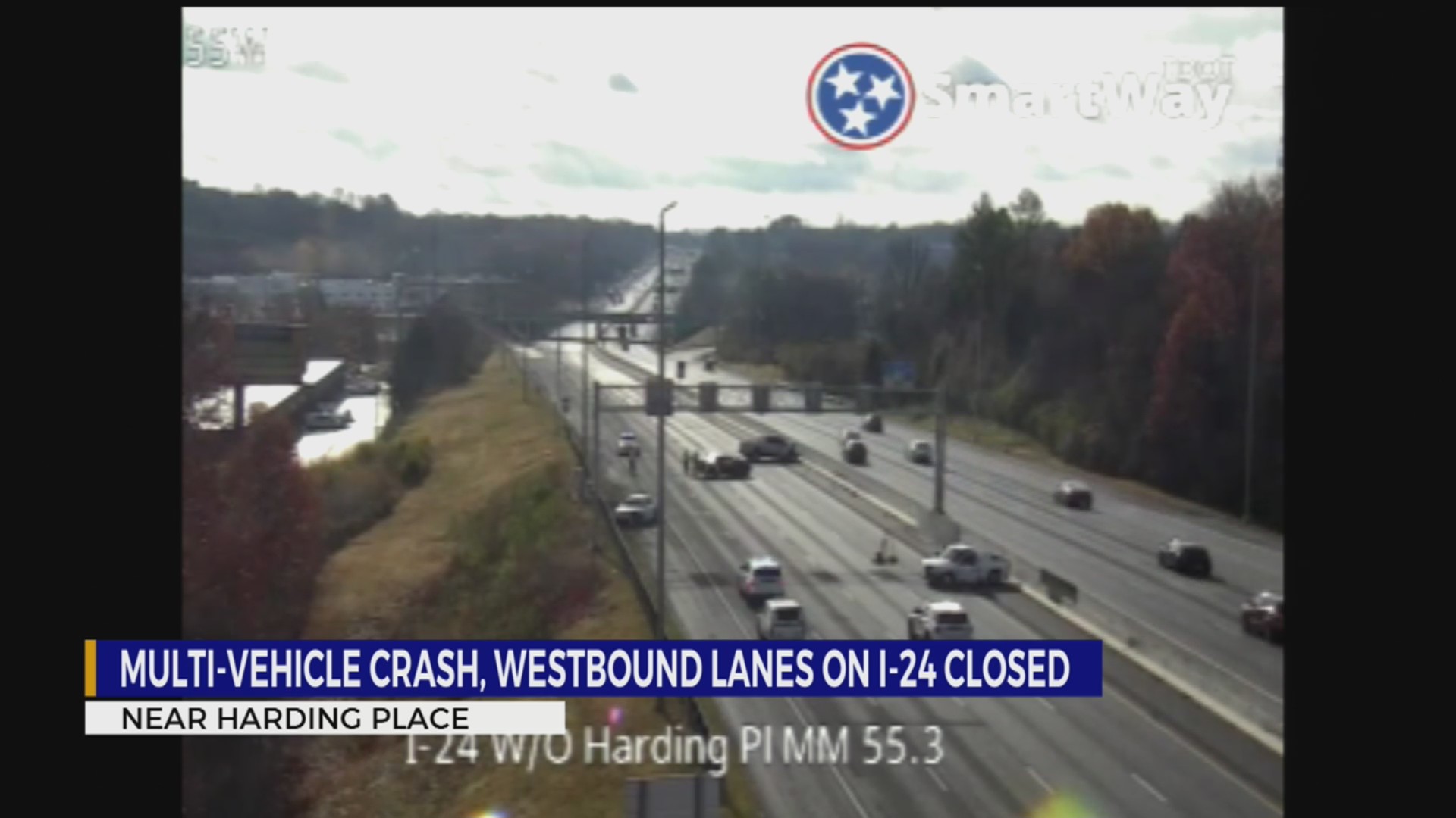 Portion of I-24 closed following multi-vehicle crash – WKRN News 2