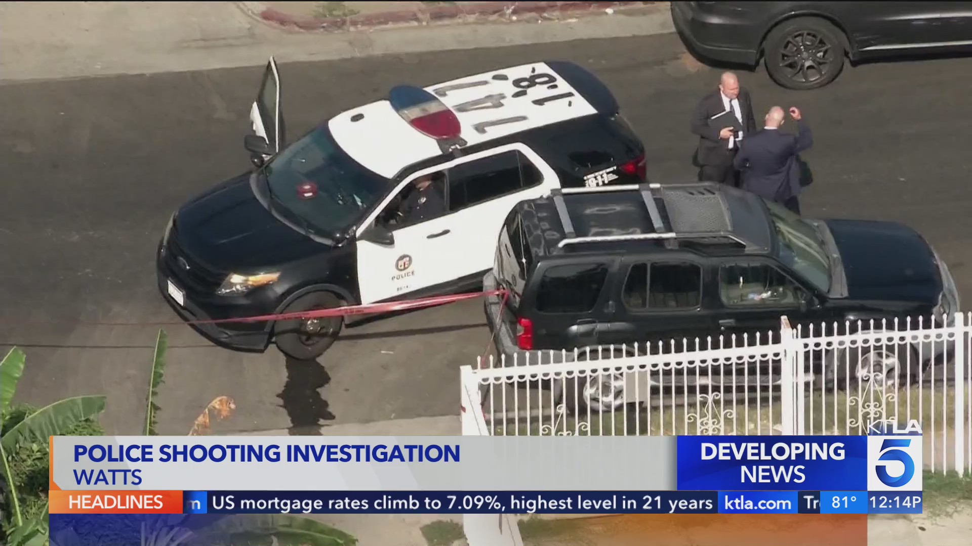 Officers shoot armed man in Watts alley, LAPD says – KTLA
