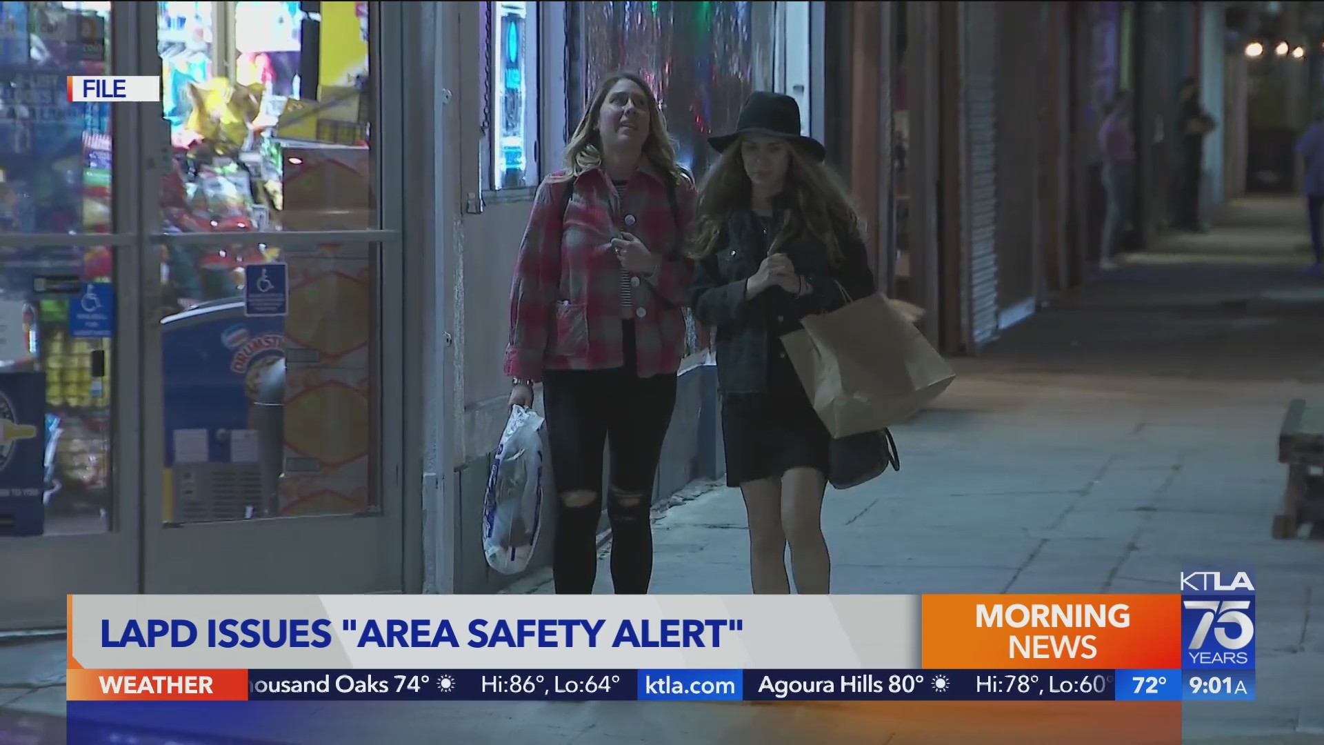 LAPD issues ‘area safety alert’ – KTLA