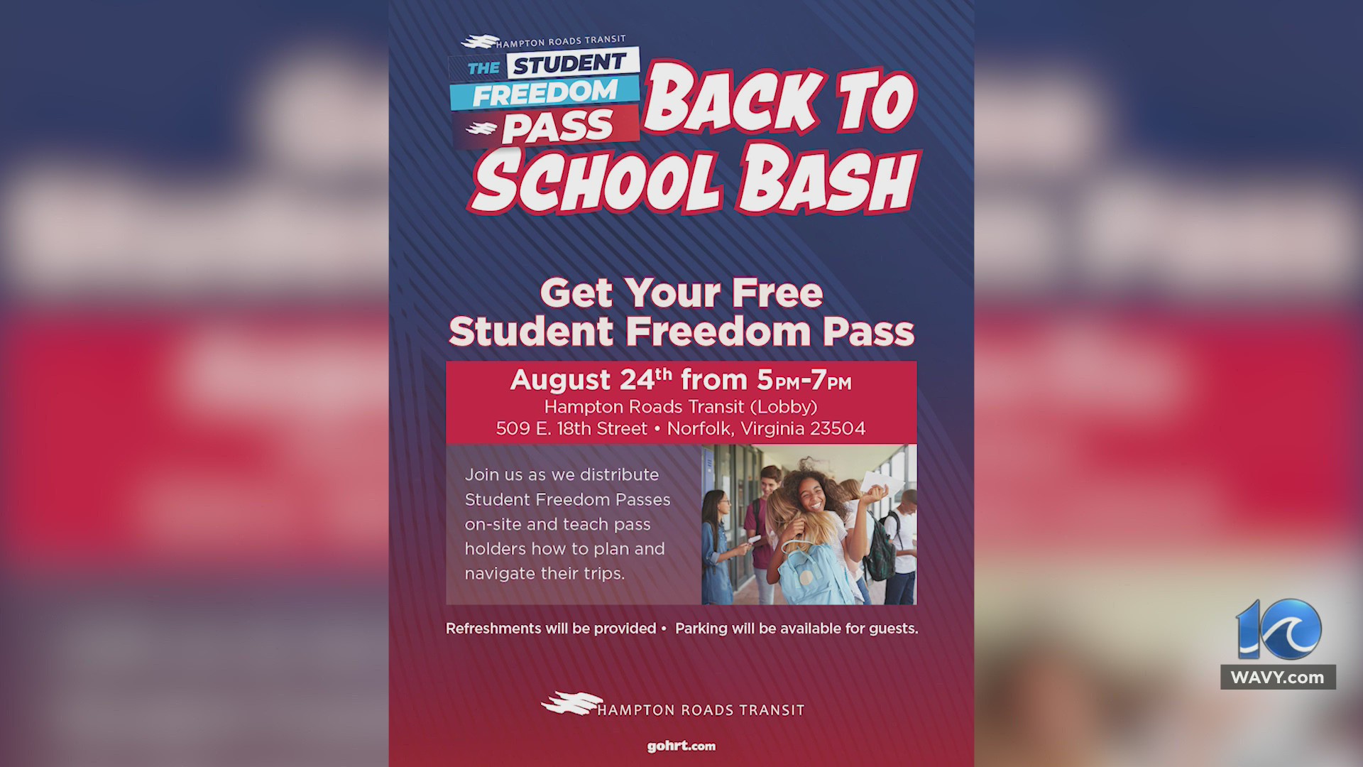 Hampton Roads Transit holding more Student Freedom Pass events – WAVY.com