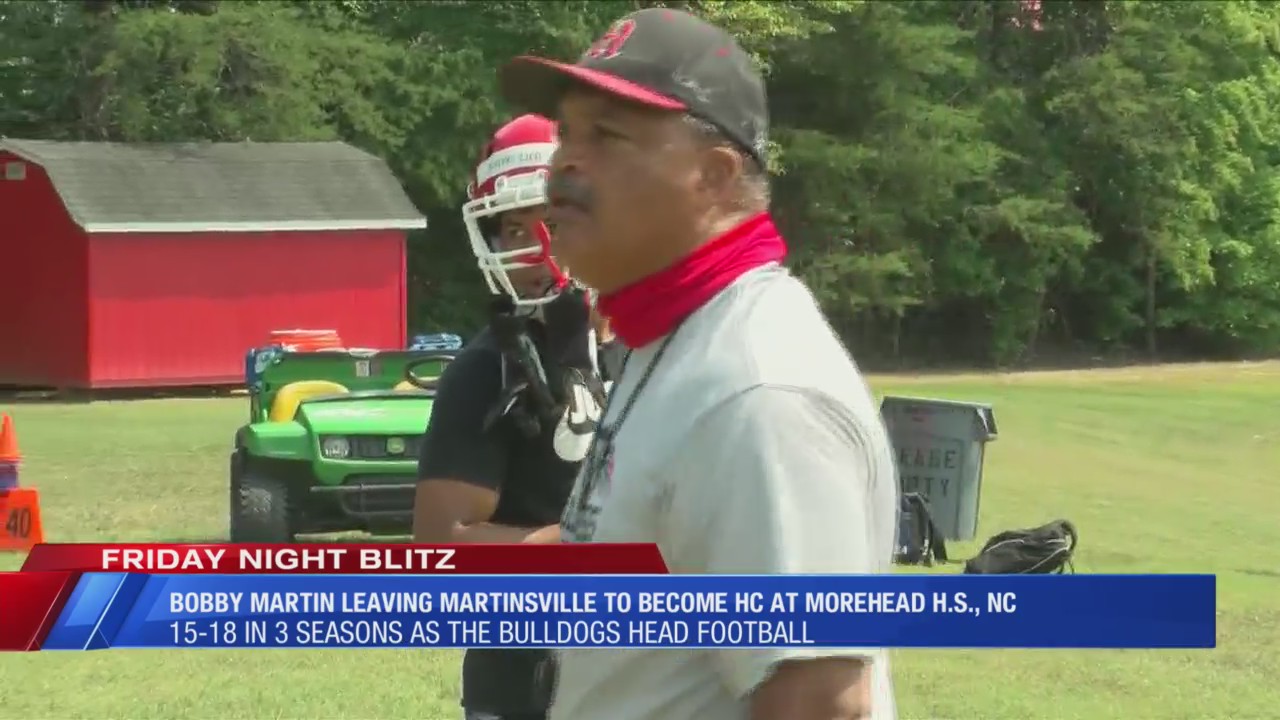 Bobby Martin resigns as Martinsville H.S. Head Football Coach, taking same role at Morehead H.S ...