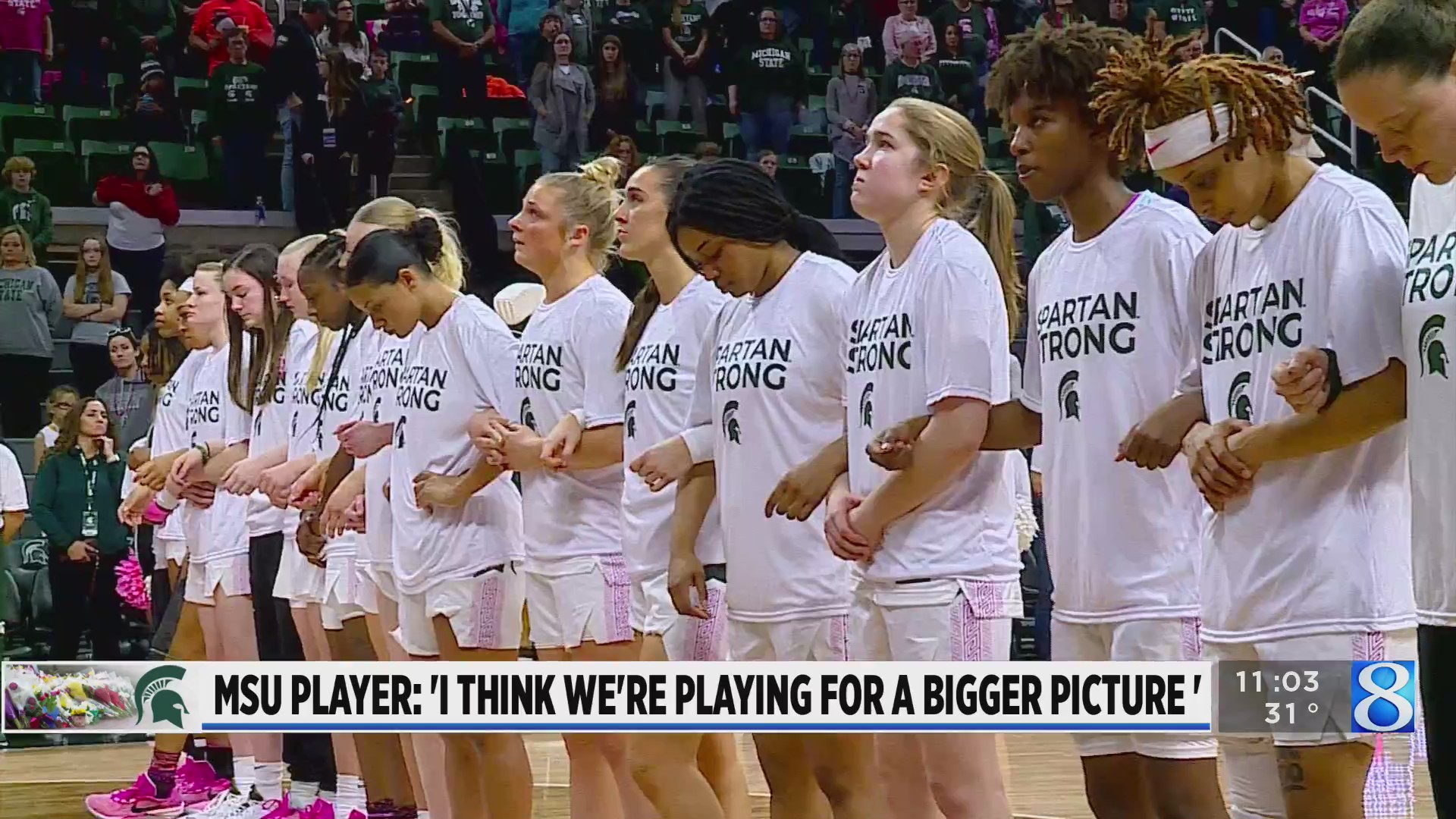 MSU women play for ‘bigger picture’ at first game since shooting ...