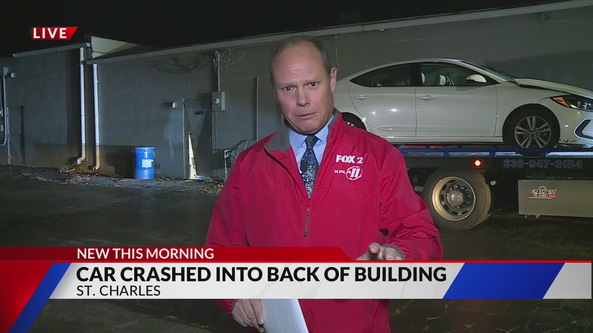 Early morning car crash/attempted break in – FOX 2